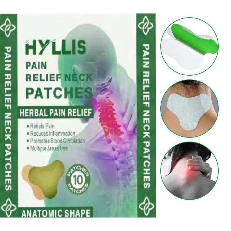 Neck Patch 10patches Stiff Neck Patch Pain Reliever Shoulder Back Knee ...
