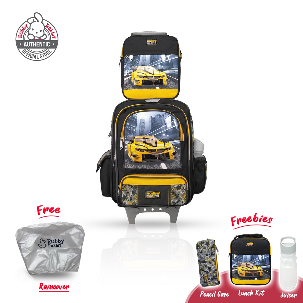 Robby Rabbit Race and Drift 17 Inch Detachable Trolley | Shopee Philippines