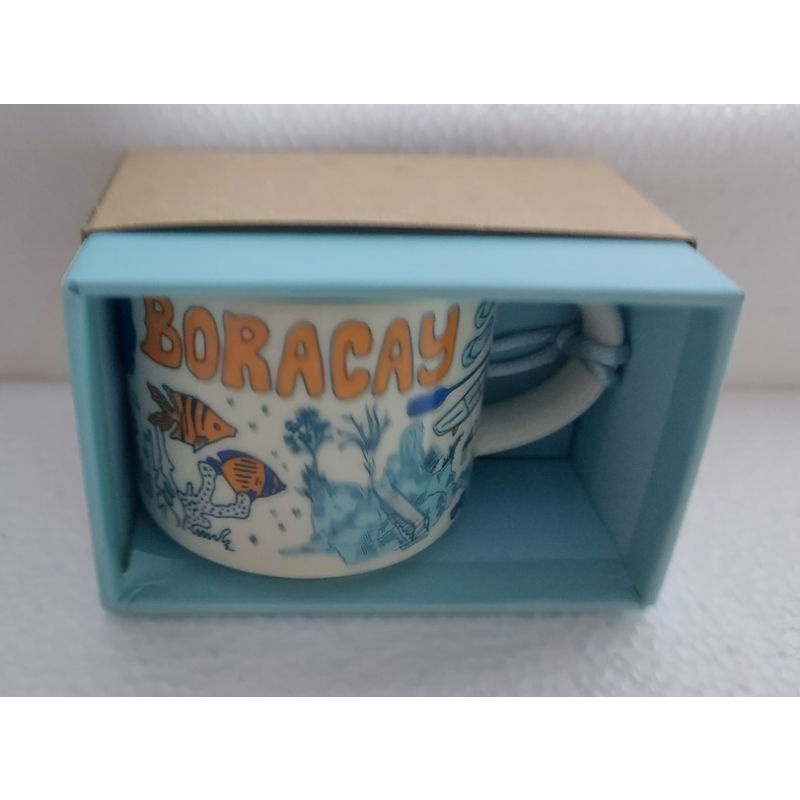 Starbucks Boracay 2 oz mini mug ornament original with sku sticker and ...