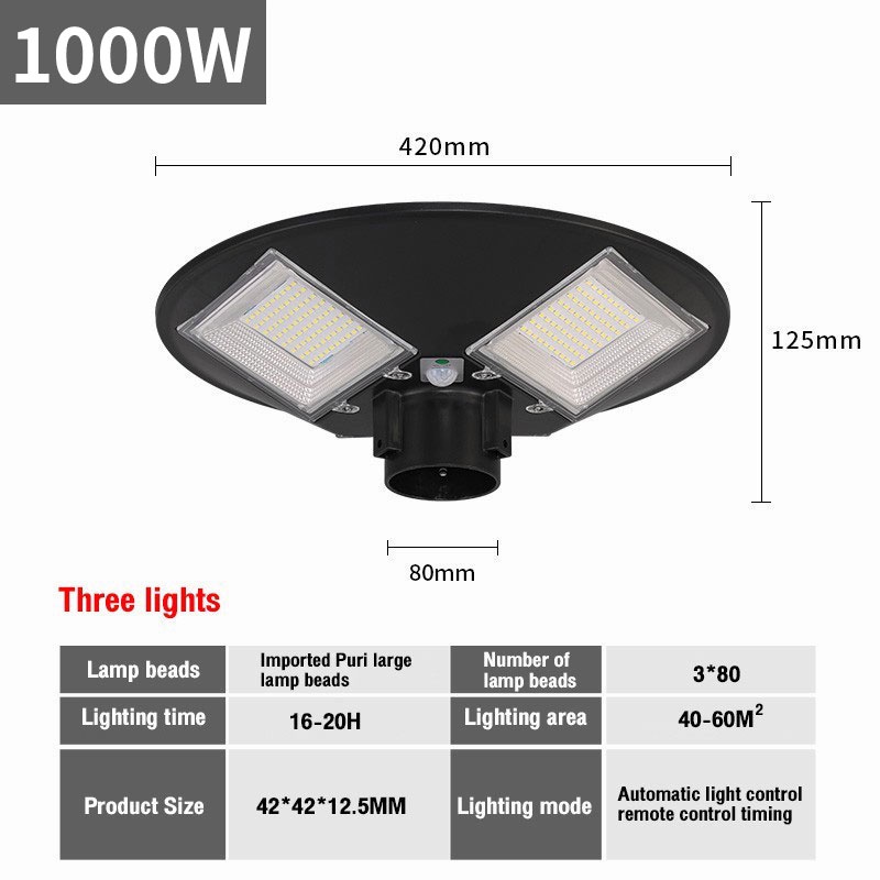 BUY 1 TAKE 1 UFO Solar Light IP67 Outdoor Waterproof Motion Sensor Round Solar Street Light ...