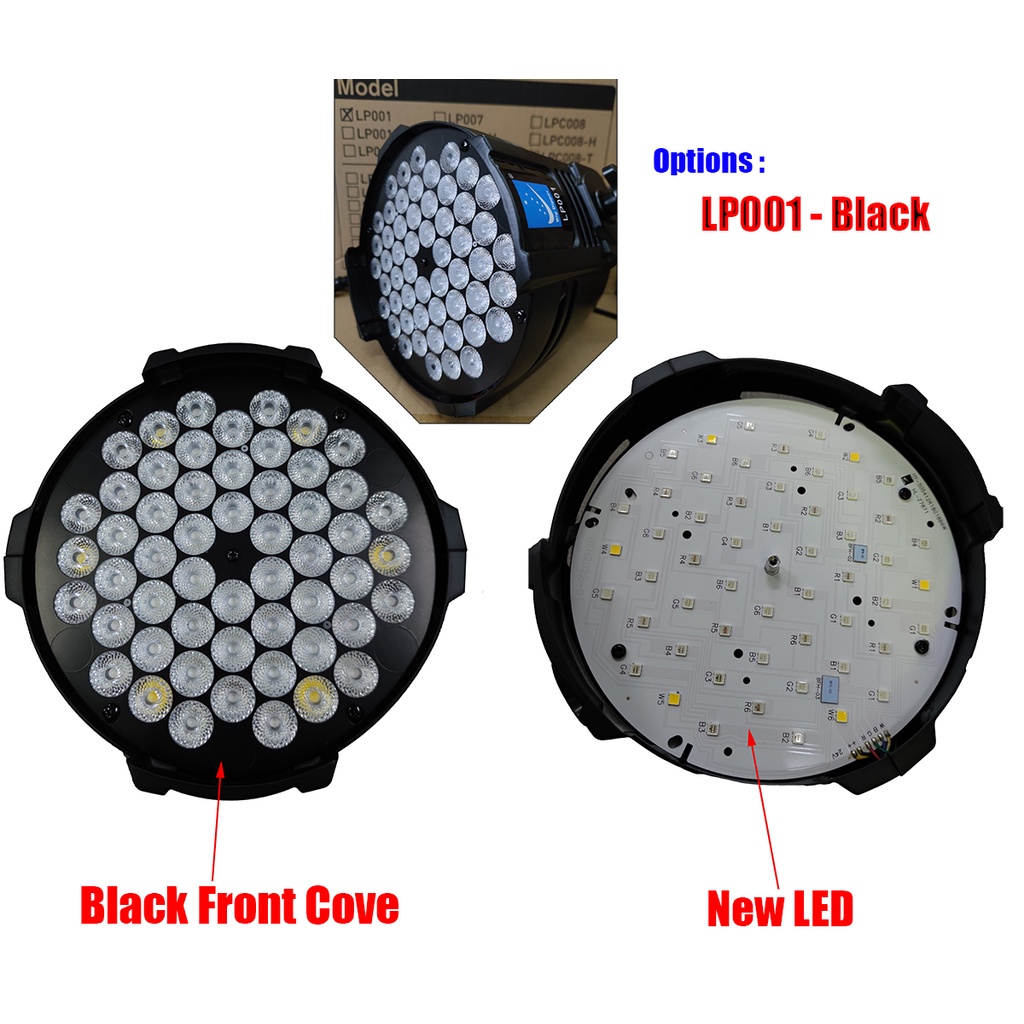 Big Dipper LP001-Plus Stage Lights LED 60*3W RBGW Par Lights | Shopee ...