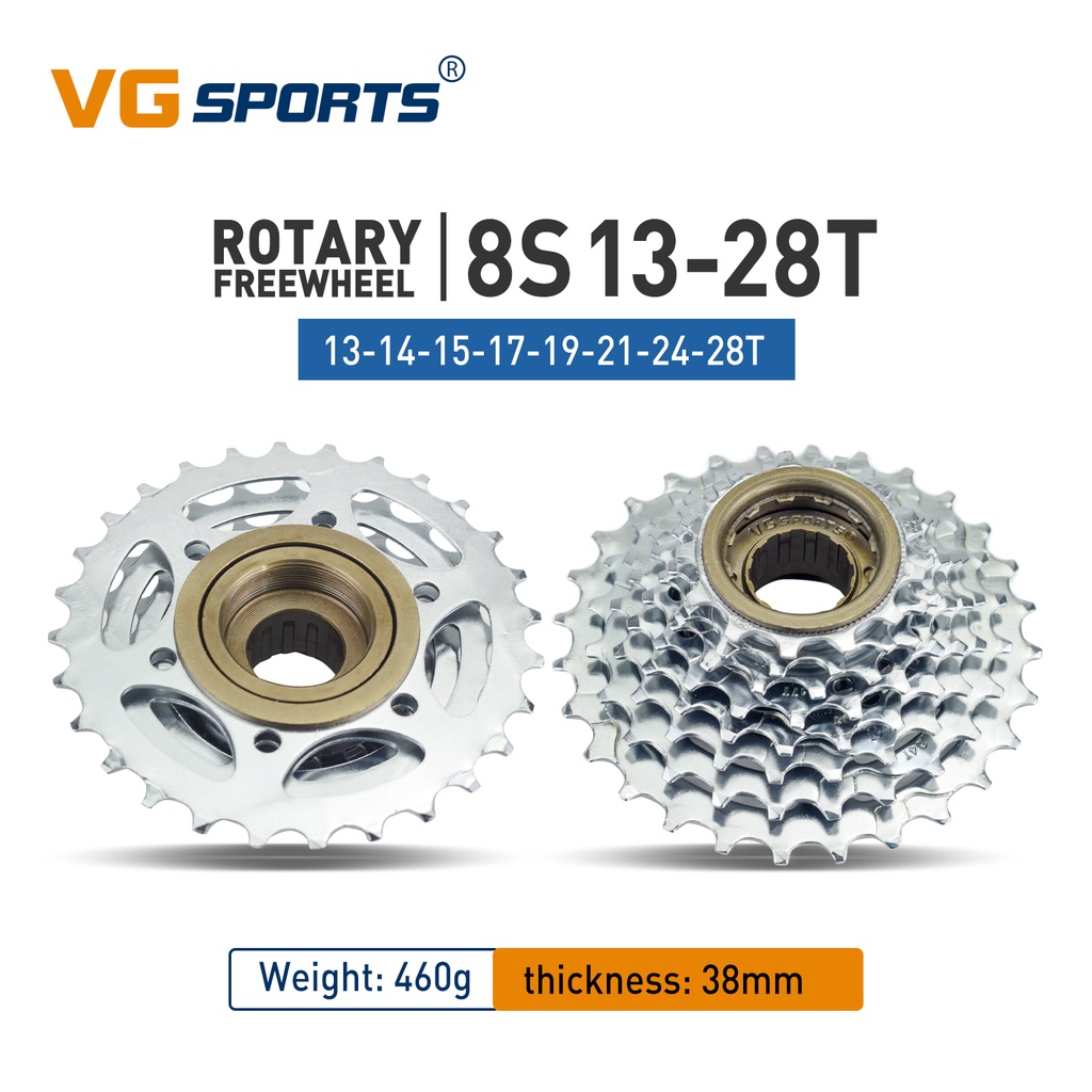 VG Sports Bike Sprocket 5/6/7/8/9/10/11 Speed Thread Type 14-28T 13-28 ...