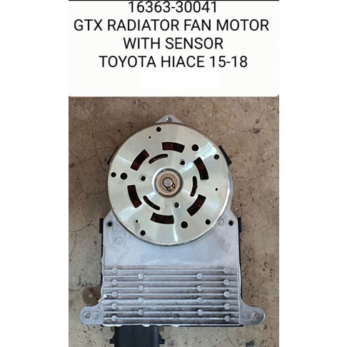 Radiator Fan Motor Toyota Hiace 2015-2020 with Sensor (16363-30041 ...