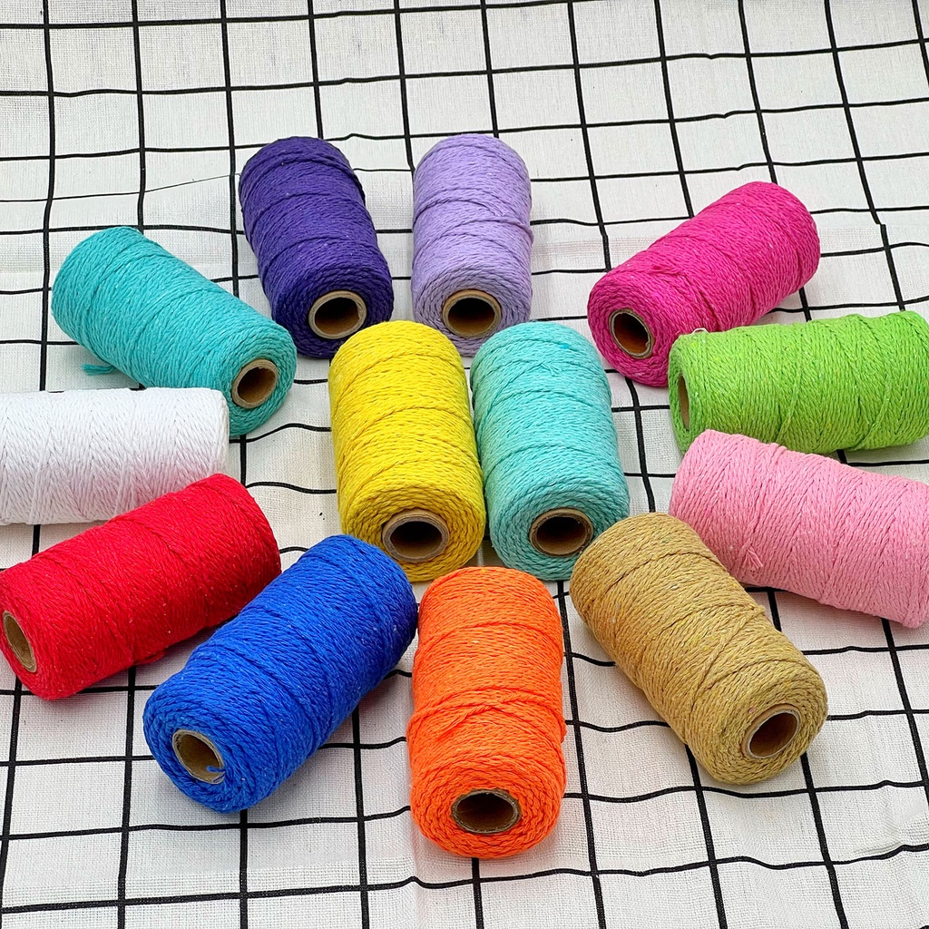 1.5mm Macrame Cord for Handmade Craft Decoration 100m | Shopee Philippines