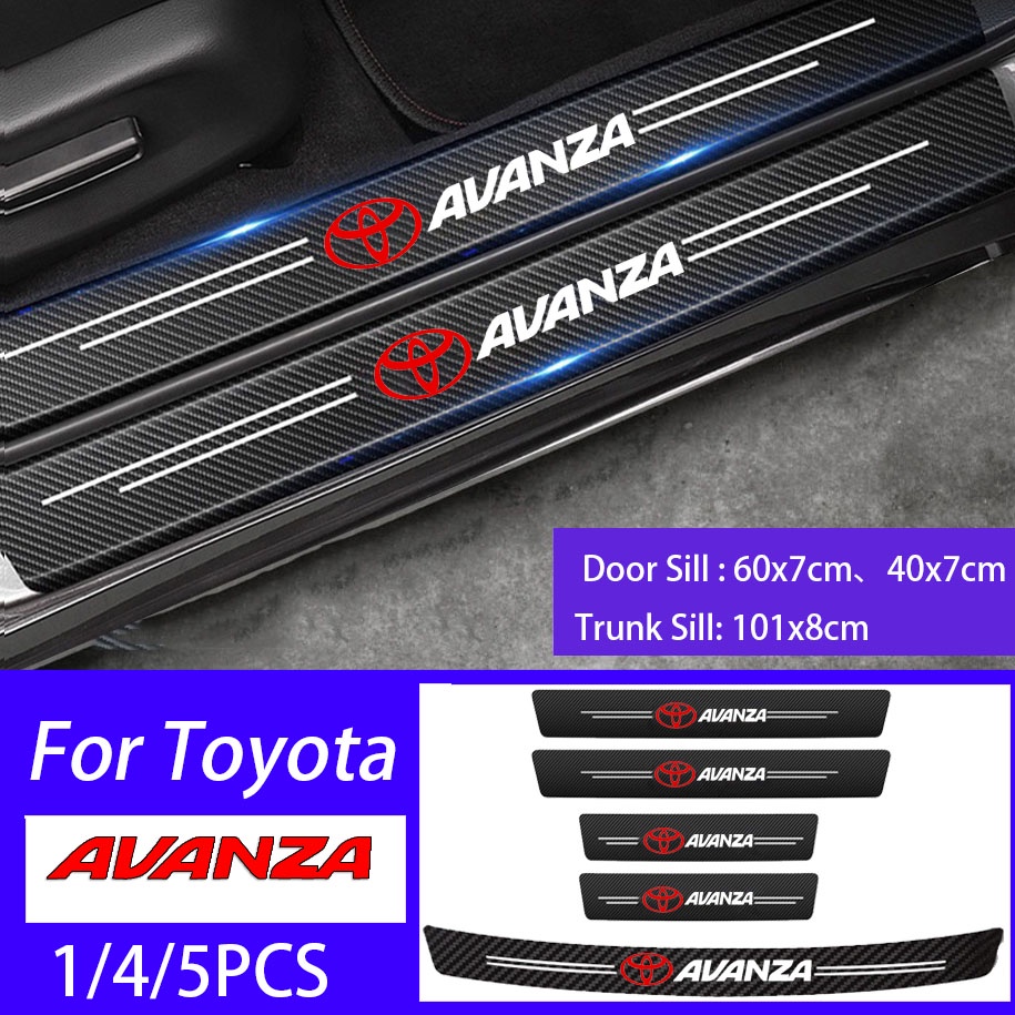 Car door carbon fiber anti-scratch sticker waterproof sticker trunk ...