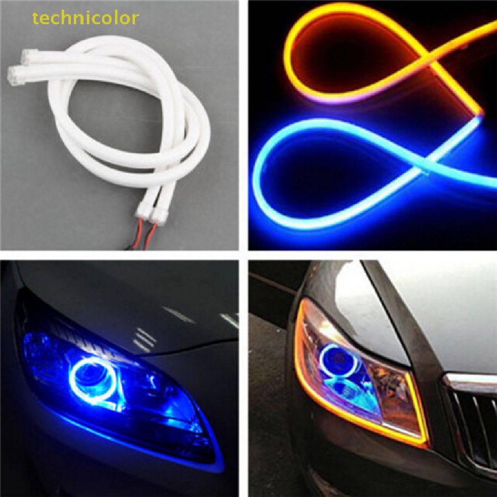 TCPH 30CM DRL Flexible LED Tube Strip Daytime Running Lights Car ...