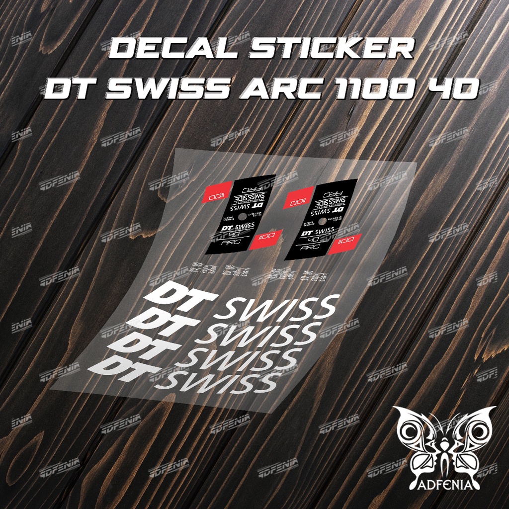 Decal Rims DT Swiss ARC 1100 CUT 40 Carbon Rims 4cm Cutting Sticker DT ...