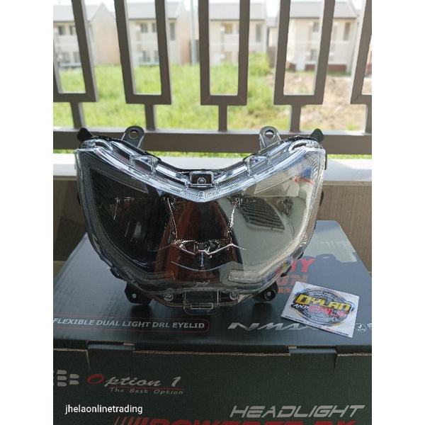 OPTION 1 HEADLIGHT PRO VISION FOR NMAX 155 V1 | Shopee Philippines