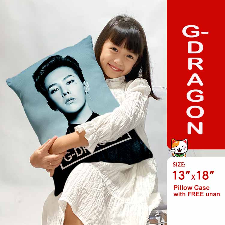 G DRAGON merch pillow Big size 13x18 inches with FREE face mask ...