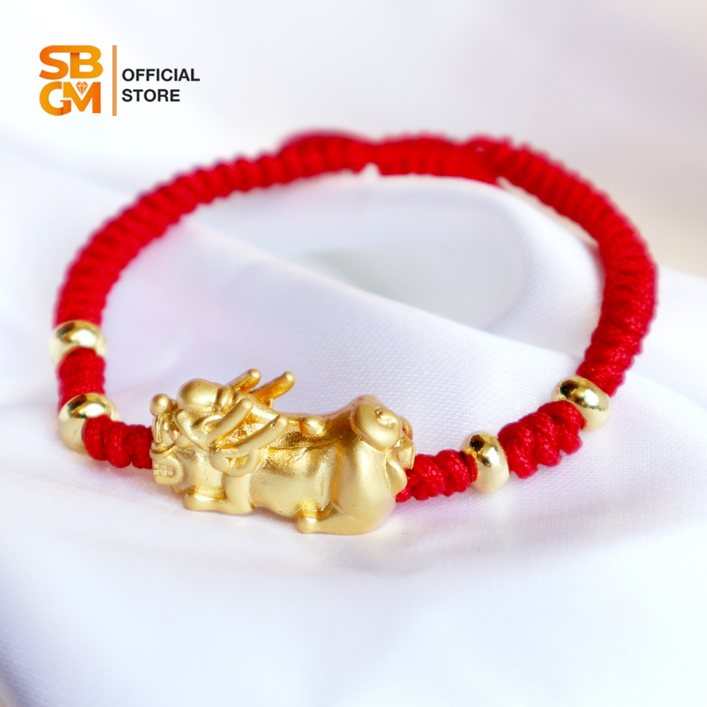 SBGM Jewelry 24KGP Thailand Gold Pixiu Piyao Money Catcher Charm Money ...