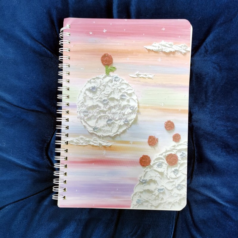 A5 oil painting coil school supplies journal notepad aesthetic writing ...