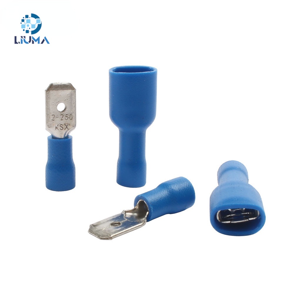 Insulated Electrical Cabling Connector, Crimping Terminal with 100 ...