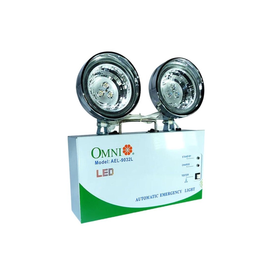 OMNI LED Automatic Emergency Light 12V w/ 2x3W High Power SMT, 14 Hours Max. Performance | AEL ...