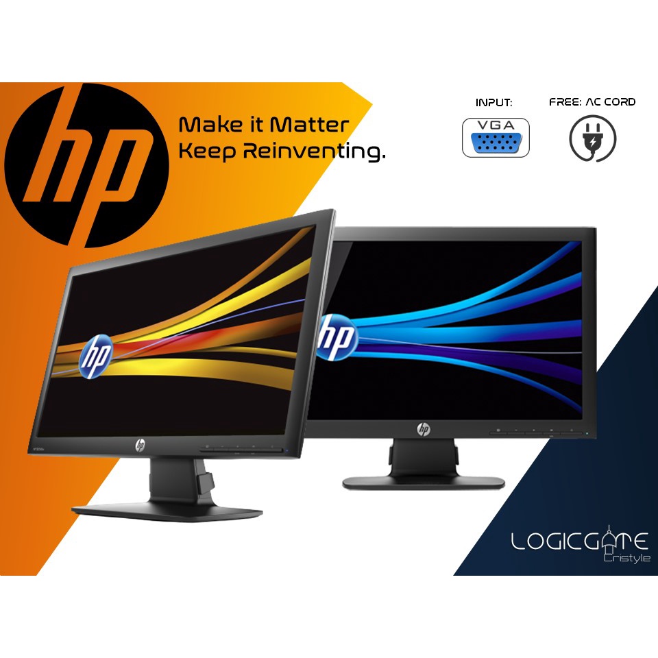 HP 19 Wide LED Monitor Free AC Cord | Shopee Philippines