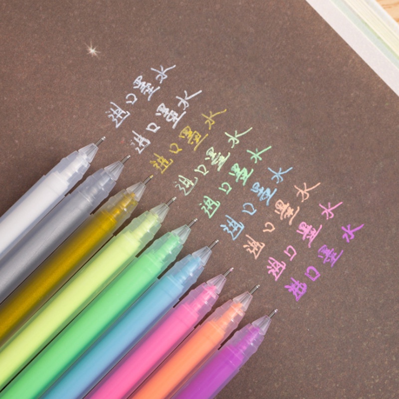 Pastel pen large-capacity neutral pen ins wind color hand account pen ...