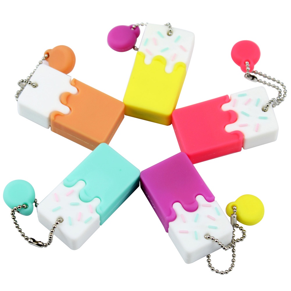 Cartoon Ice Cream USB 2.0 Flash Drive 4G 8G 16GB 32GB 64GB 128G ...
