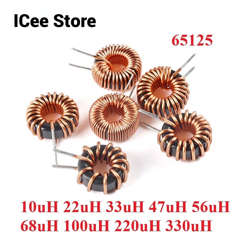 65125 Inductor Toroid Core Inductors Winding Magnetic Ring Inductance