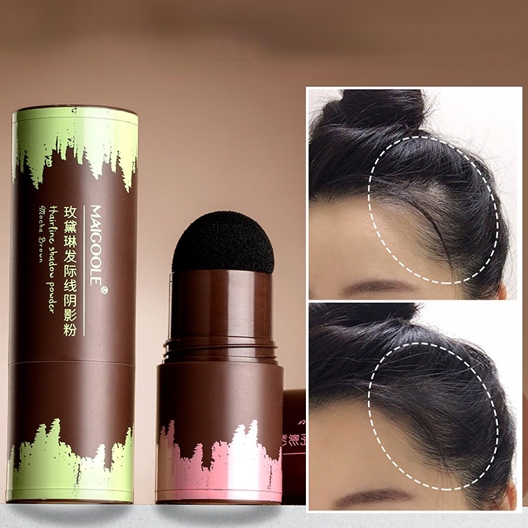 2 Colors Waterproof Hair Shadow Powder Universal Hair Line Powder ...