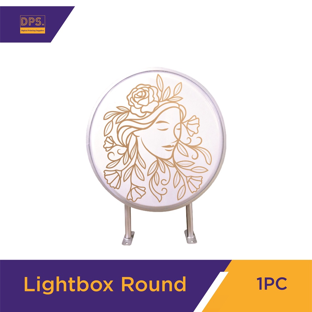 DPS Advertising Outdoor Sign LED Light Rectangular/Round Double Sided ...