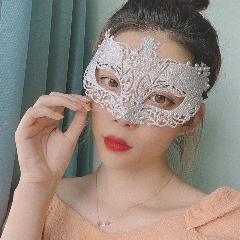 Adult Children Women Half-Face Princess Halloween Mask Masquerade Party ...