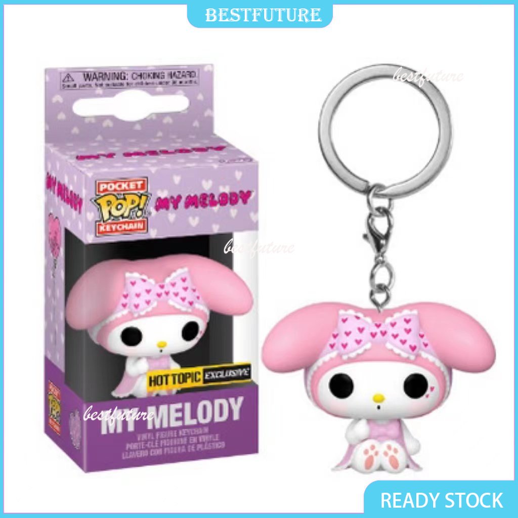 Funko Pop Sanrio My Melody Cute Pendant Keychain Action Figure Model ...