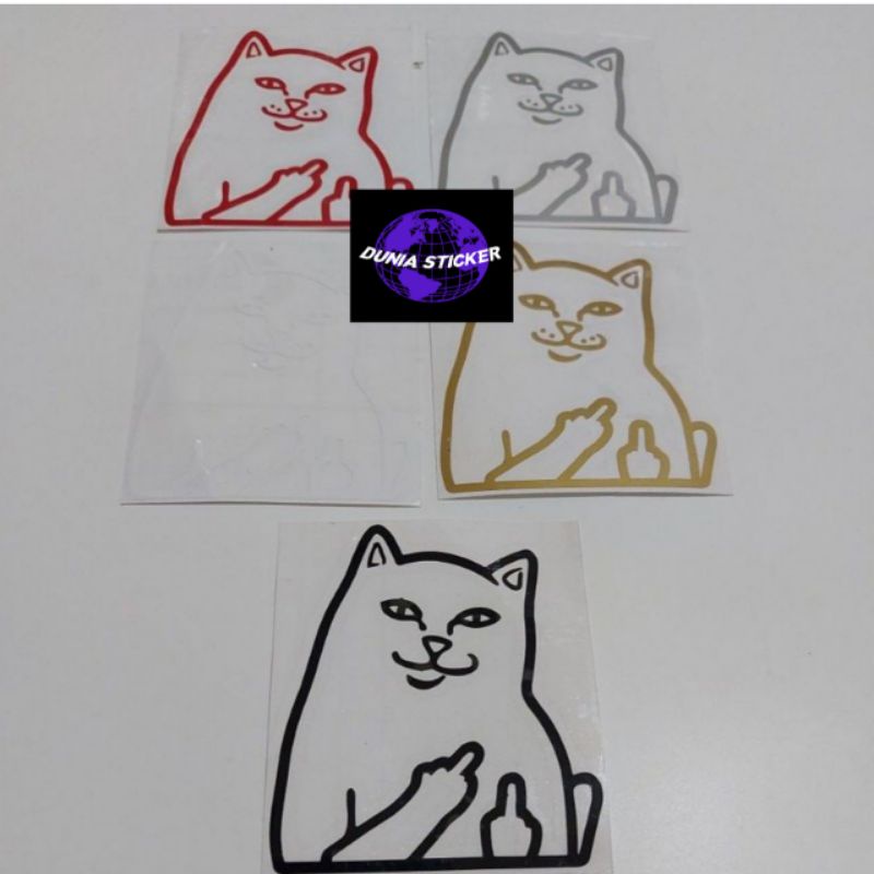 Rip N Dip Cat Sticker Ndip Sticker Cutting Waterproof Viral Motorcycle ...