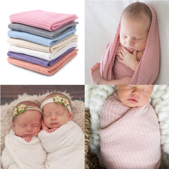 best Newborn Baby Knitted Swaddle Wraps Receiving Blanket Infants ...