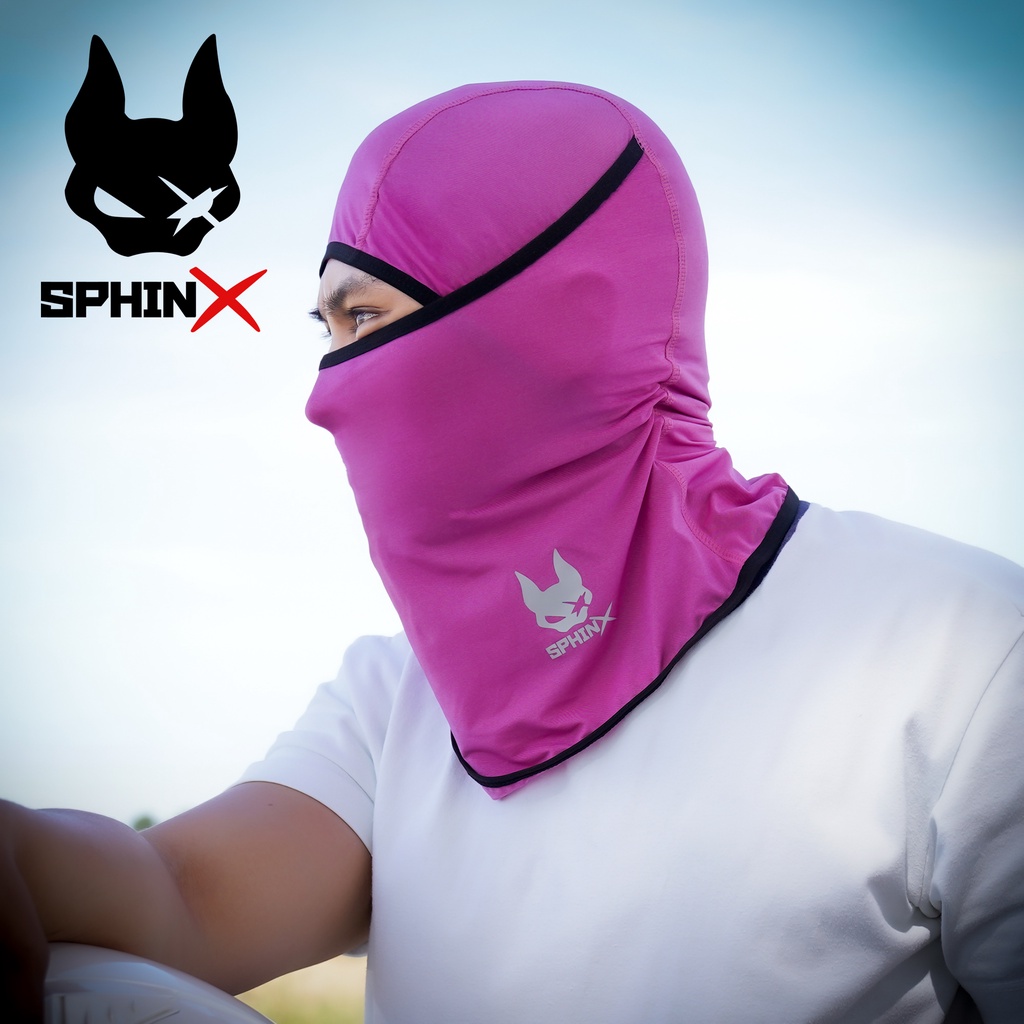 Sphinx Full Face Mask Balaclava for motorcycle riders as sun protection ...