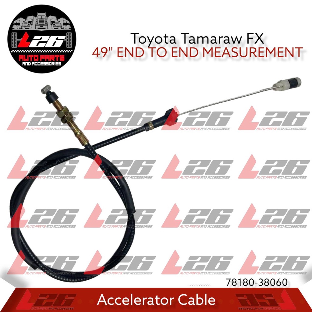 Toyota Tamaraw FX Accelerator Cable 38 Inches 78180-38060 GSK BRAND ...