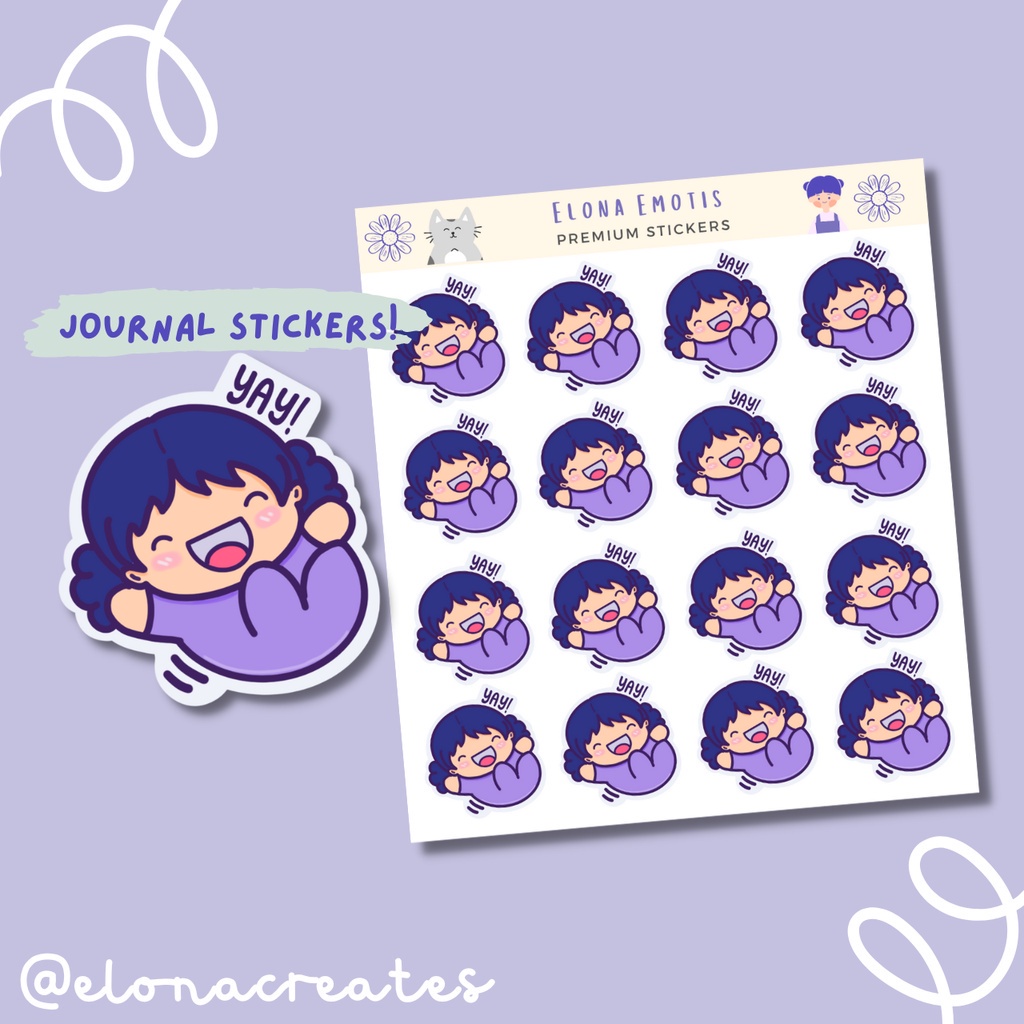 Yay! Mood Activity Planner And Journal Sticker Sheet EC-1082 | Shopee ...