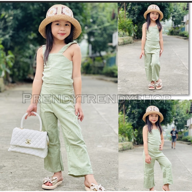 ZEBBI PLAIN TOP AND PANTS TERNO ( COTTON LINEN ) | Shopee Philippines