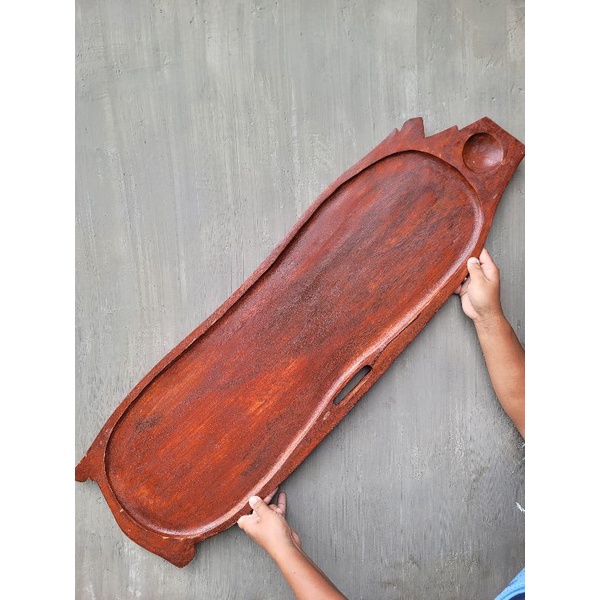Letchon Tray Mahogany XL 40 x 12 inch | Shopee Philippines