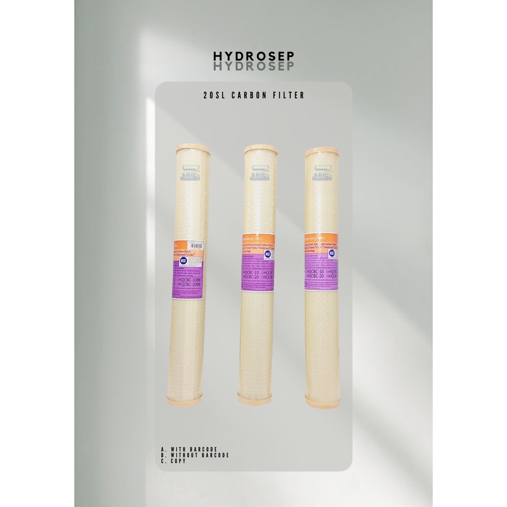 Hydrosep Carbon Premium w/Barcode Quality 20SL Legit | Shopee Philippines