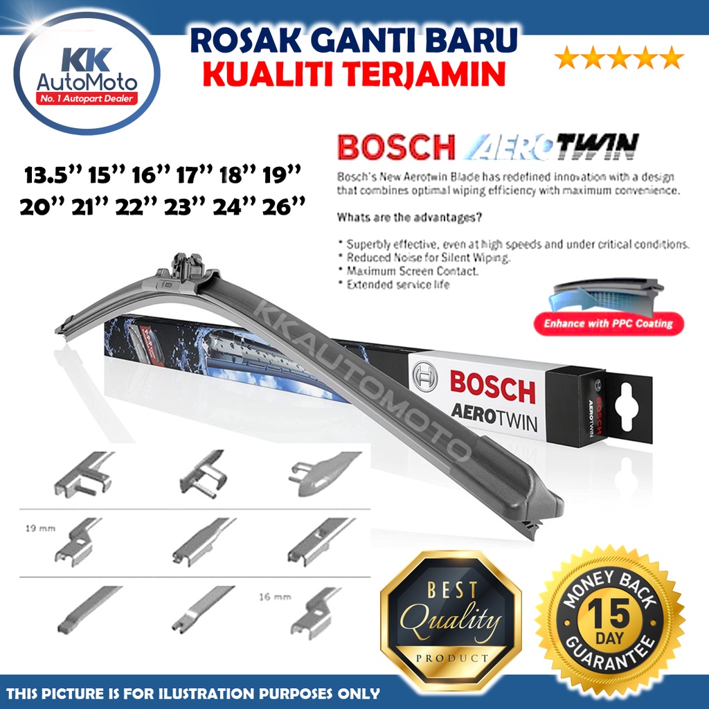 Bosch AP Aerotwin Plus Premium Front Wiper Blade Conti Car Model BMW ...