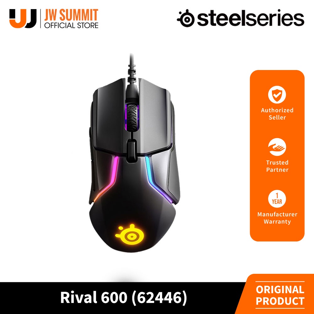 SteelSeries Rival 600 Gaming Mouse - 12,000 CPI TrueMove3Plus Dual ...