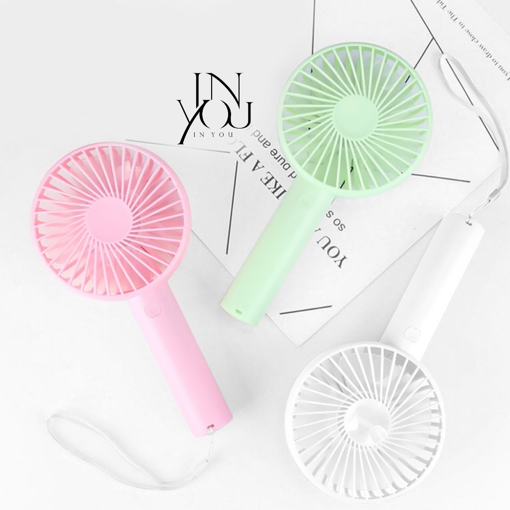 IN YOU Mini Handheld USB Bracket Fan Portable Rechargeable USB Mini Fan ...
