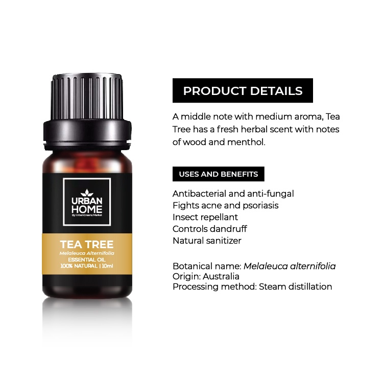 Tea Tree Essential Oil, 100% Pure and Natural, Premium Quality | Shopee ...