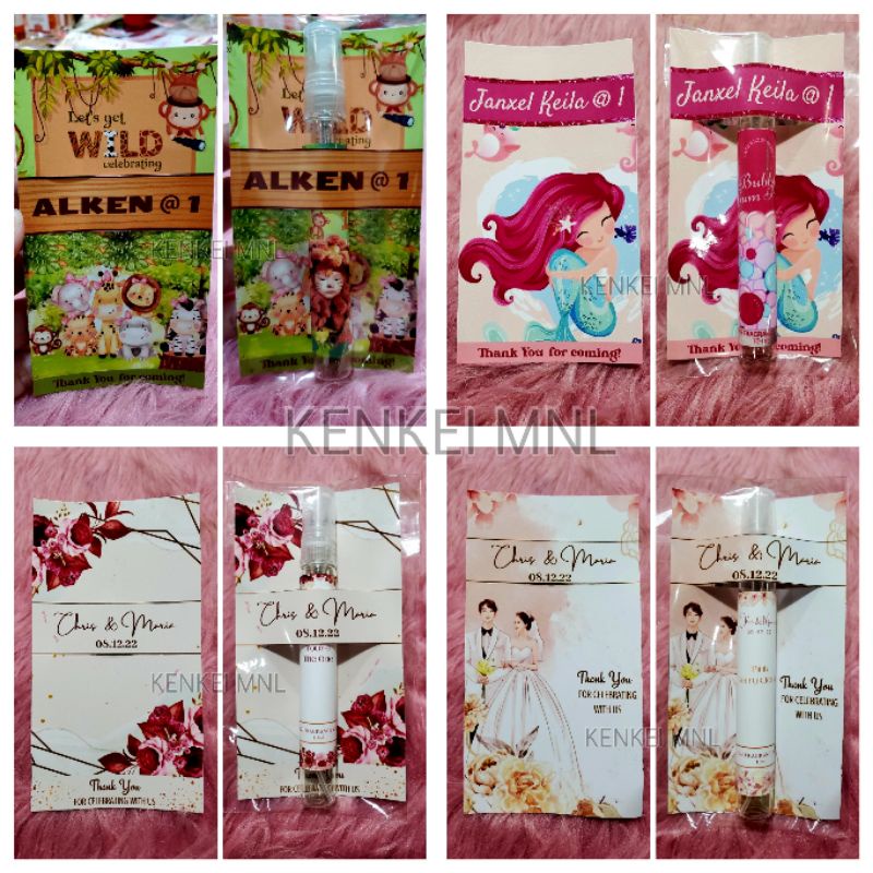 CUSTOMIZED HOLDER AND PERFUME SOUVENIR | Shopee Philippines