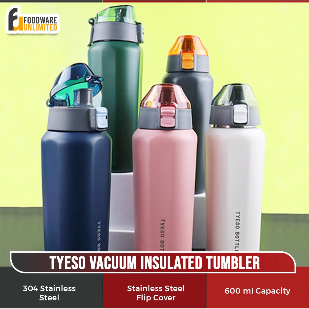 Original TYESO Flip Top Cover Lid Vacuum Insulated Tumbler Sports ...