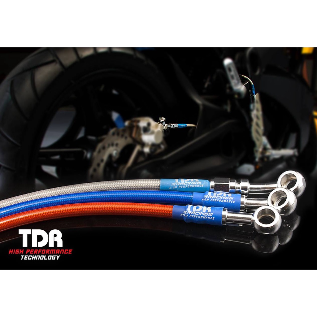 TDR BRAIDED BRAKE HOSE 35 inches & 24 inches - UNIVERSAL | Shopee ...