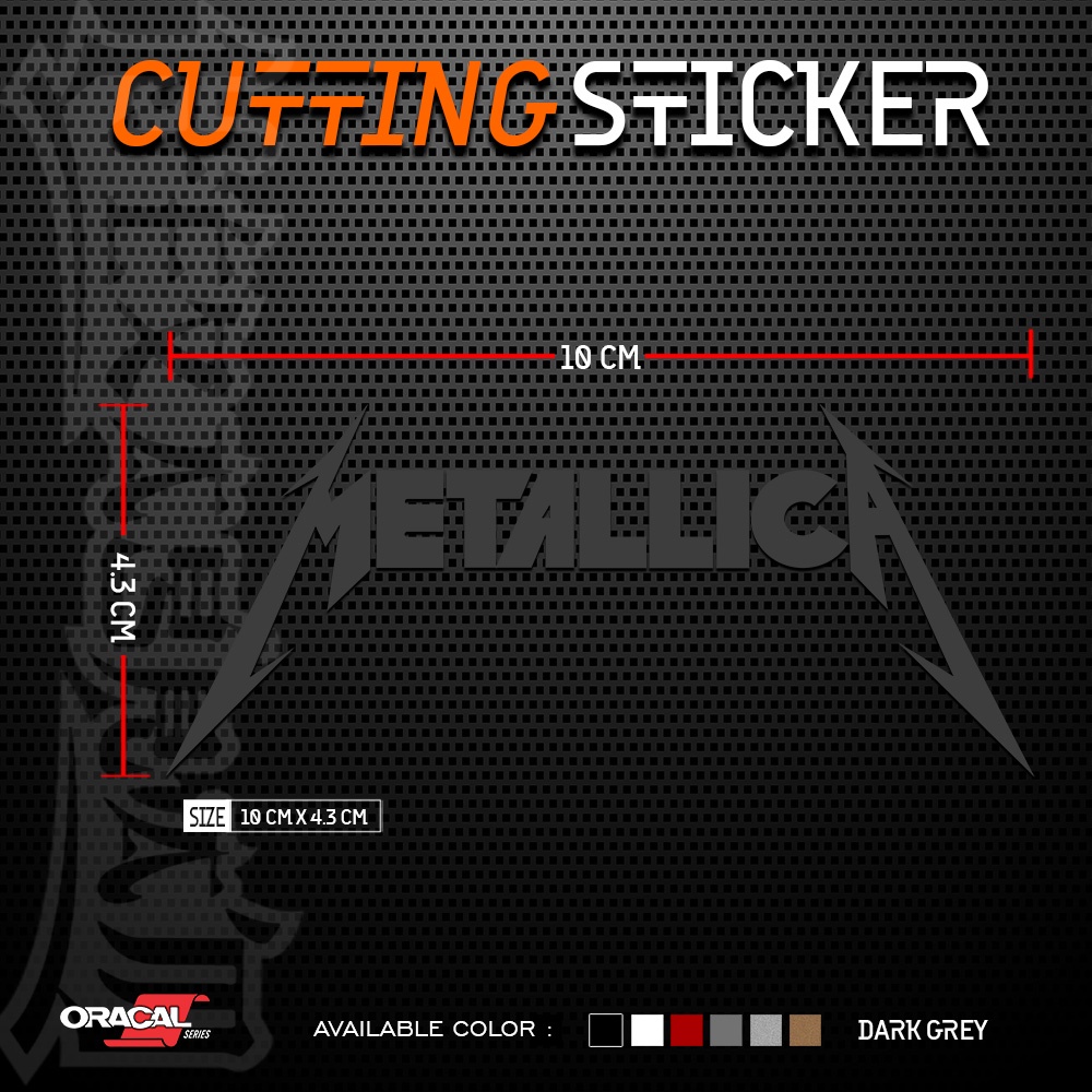 Metallica Band Sticker Cutting | Metallica Cutting Band Sticker ...