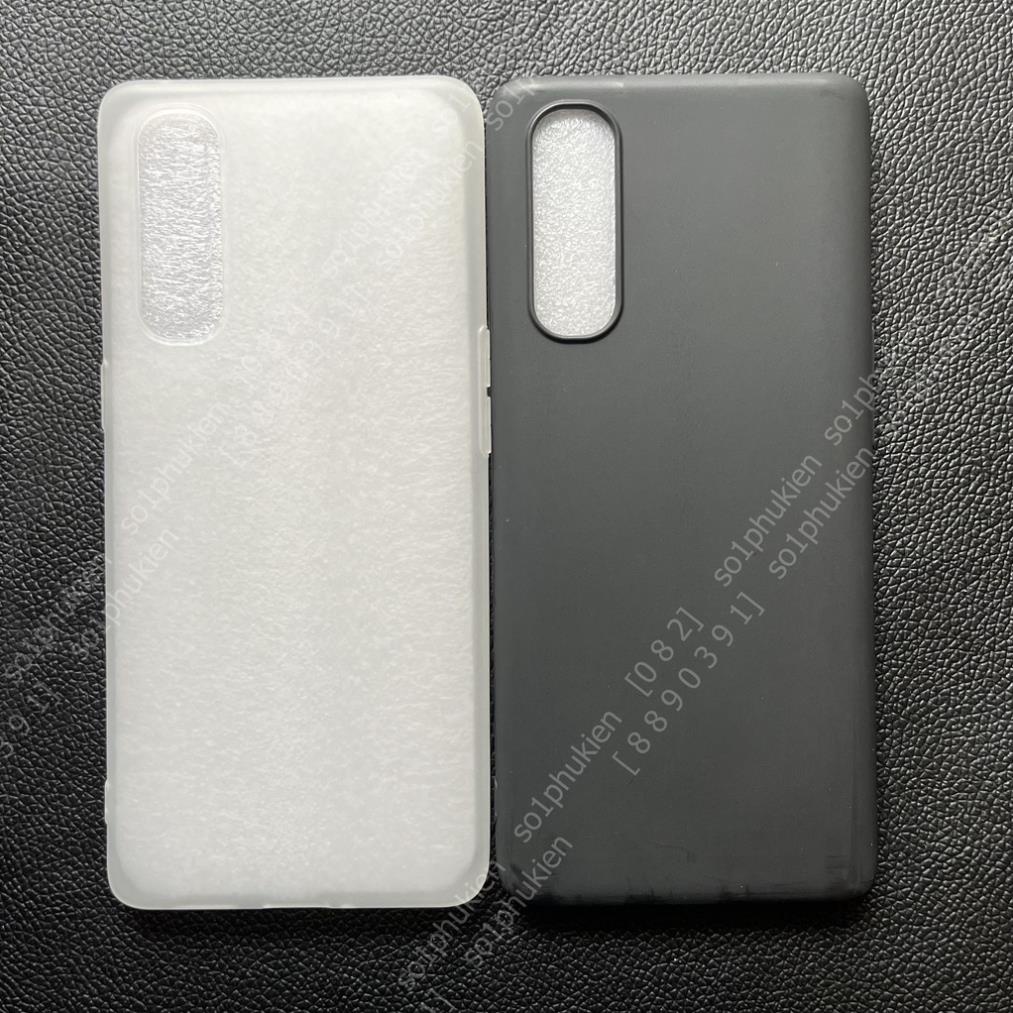 Oppo Reno 3 Pro case is flexible, black TPU and opaque, anti-stain ...