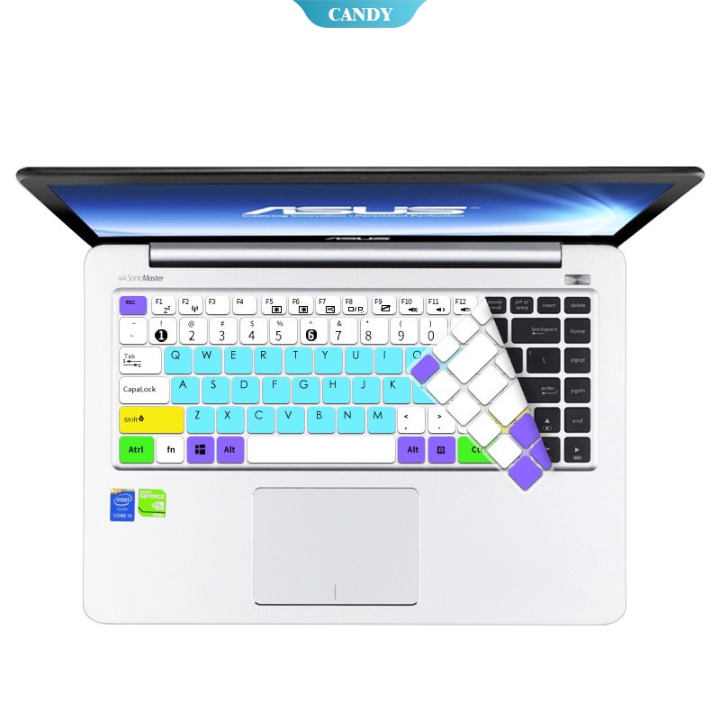 The new 14-inch laptop Keyboard Case comes with silicone skin for Asus ...