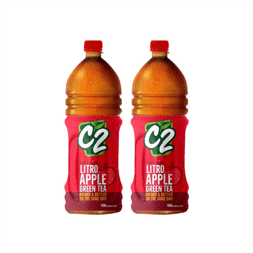 C2 Litro Apple 1L - Pack of 2CODIn stock | Shopee Philippines