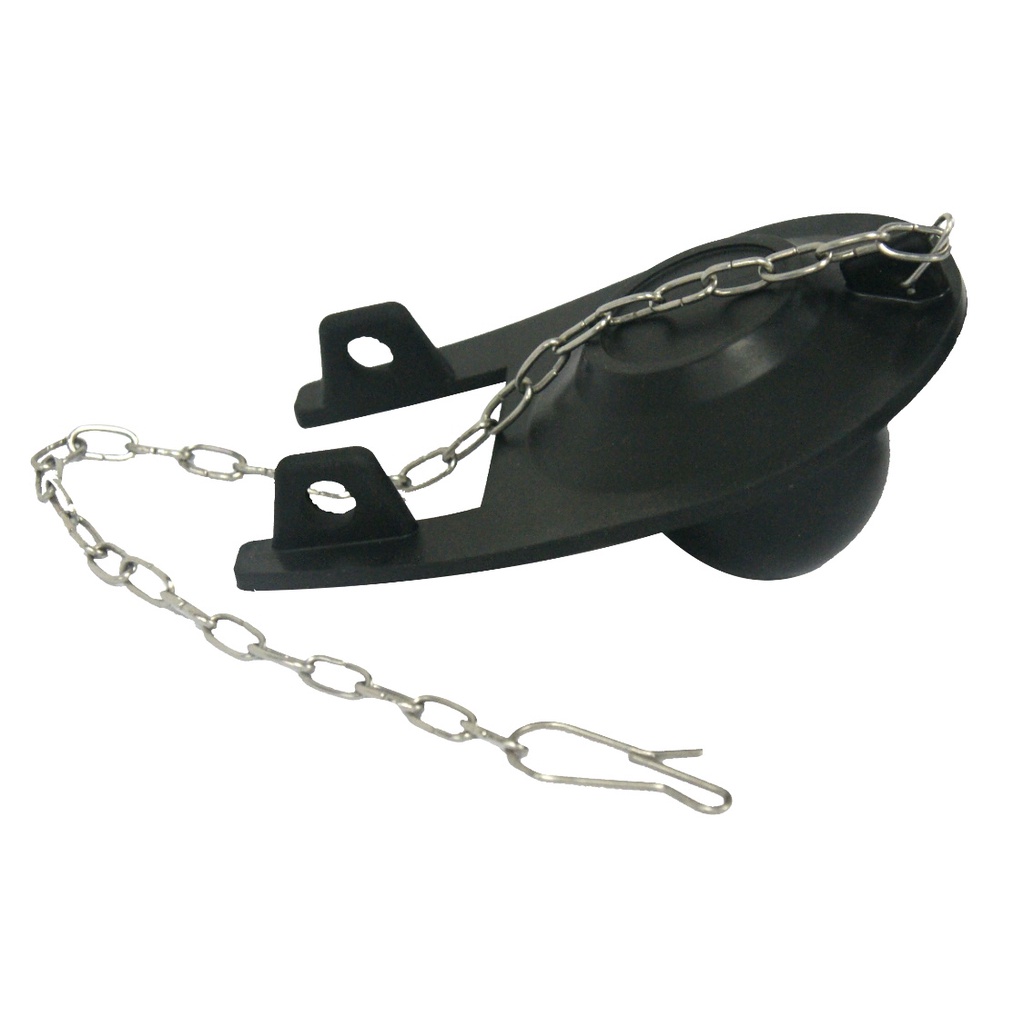 Toilet Tank Fitting Fittings Rubber Flapper with plastic chain rubber ...