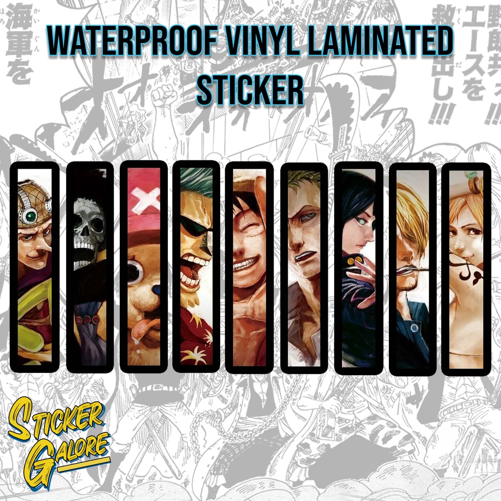 ONE PIECE PORTRAITS PREMIUM STICKER (VINYL LAMINATED, WATERPROOF AND ...