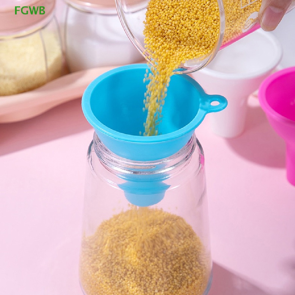 FGWB 8CM Silicone Kitchen Tool Jam Cup Wide Mouth Hopper Filter Canning Funnel HOT | Shopee ...