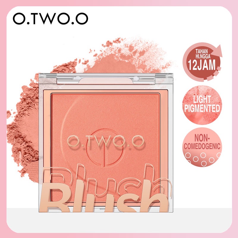 O.TWO.O Face Makeup Blush Palette 6 Colors Powder High Pigment Smooth ...