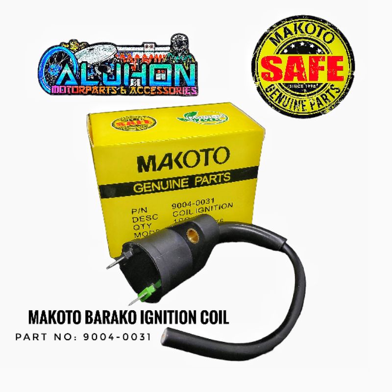 MAKOTO BARAKO IGNITION COIL 9004-0031 | Shopee Philippines