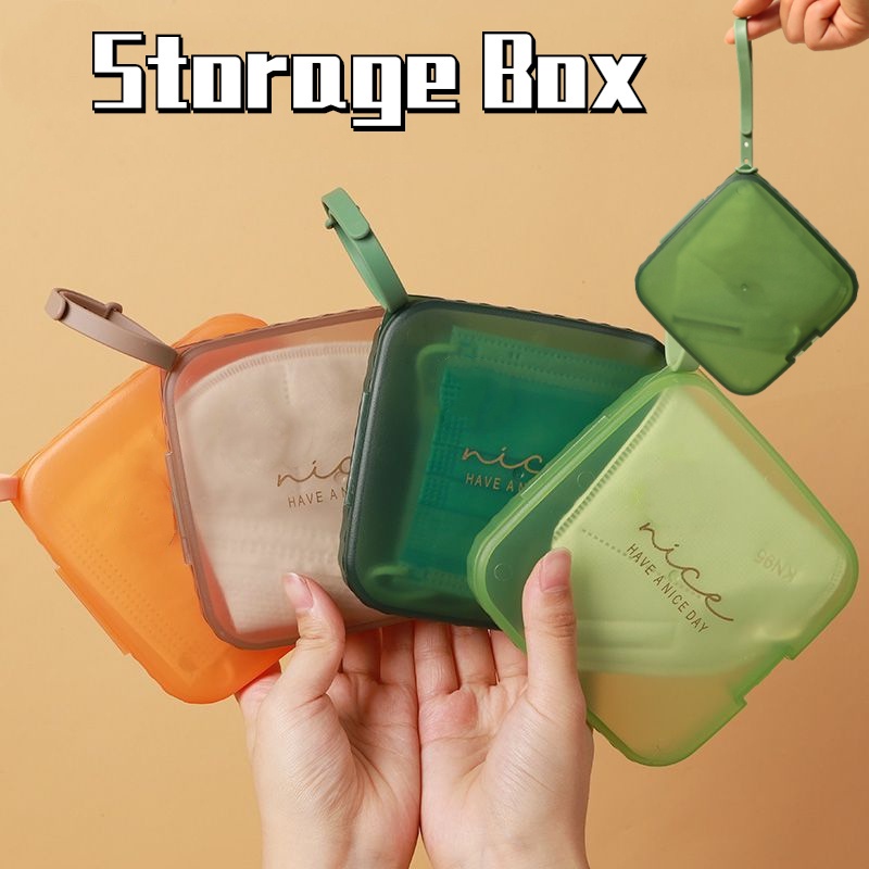 Small Objects Storage Accessories Buckle Design Square Box Bank Card ...